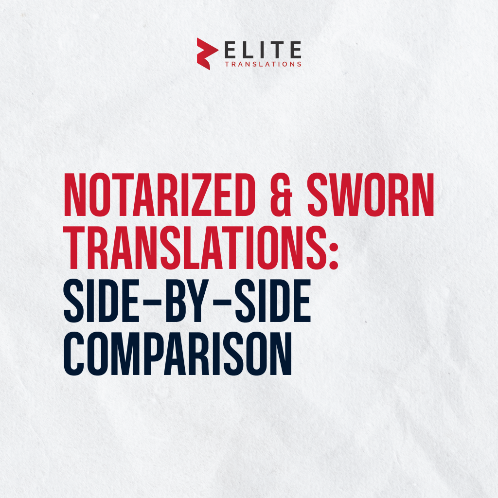 A Complete Guide to Reliable Notarized Translations