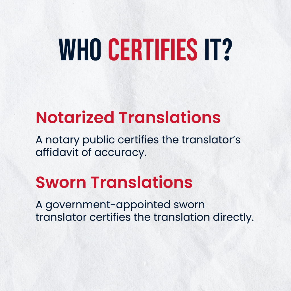 A Complete Guide to Reliable Notarized Translations