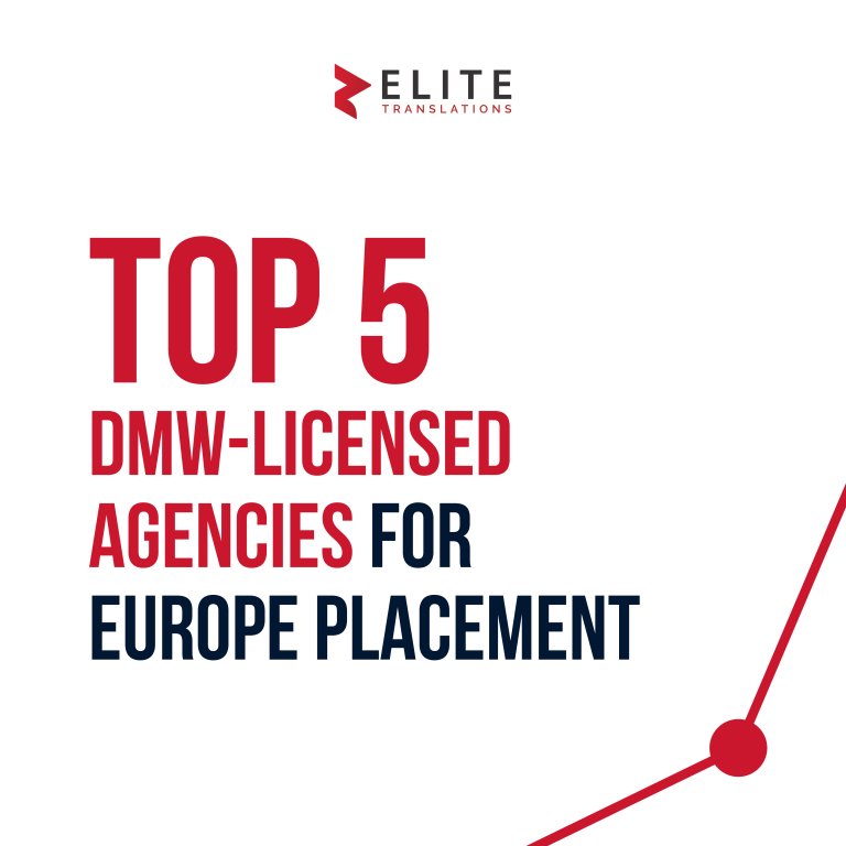 Find DMW-Licensed Agencies for Europe Placement Now